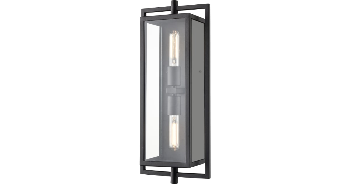 Millennium Lighting 250002-TBK Rankin 2 Light 20" Tall Outdoor Wall ...