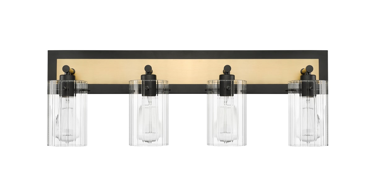 Millennium Lighting 25004-MB/VB Gasol 4 Light 29" Wide Vanity Light ...