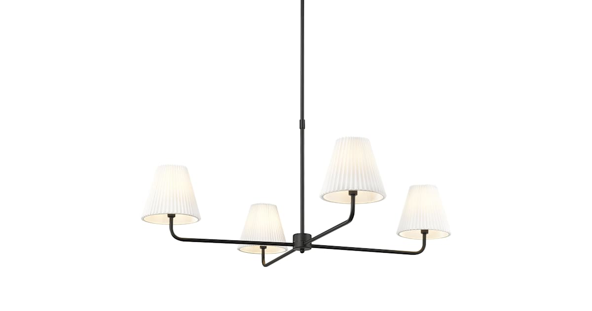Millennium Lighting 25104-MB Ami 4 Light 40" Wide Chandelier | Ferguson ...