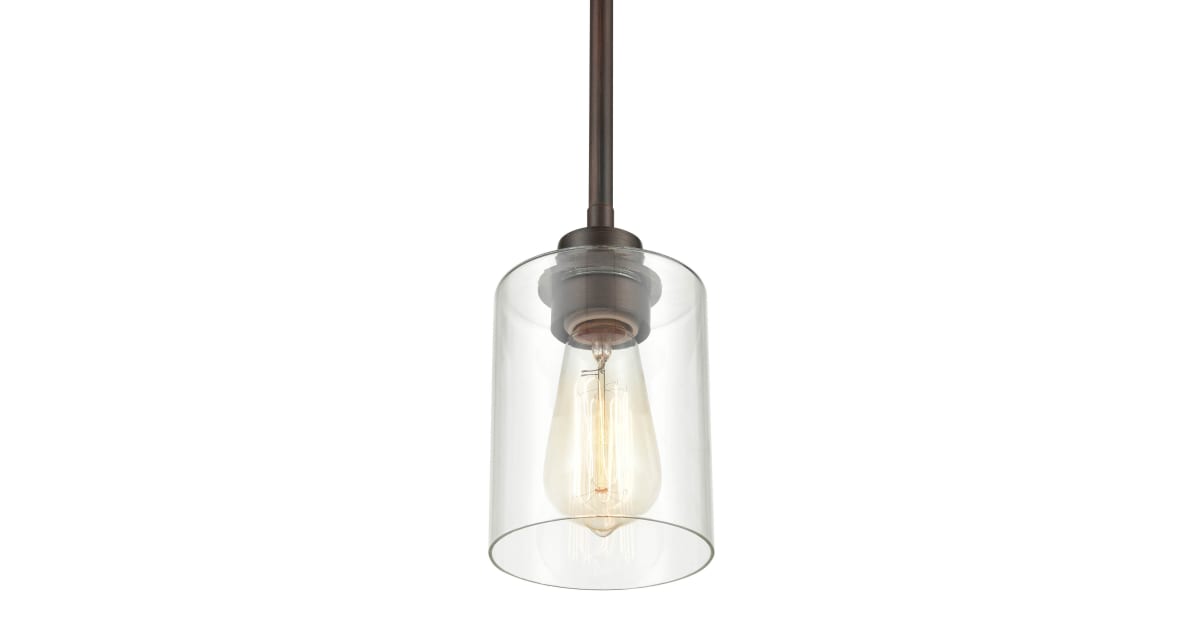 Millennium Lighting 26311-RBZ Mia Single Light 5" Wide Single Pendant ...