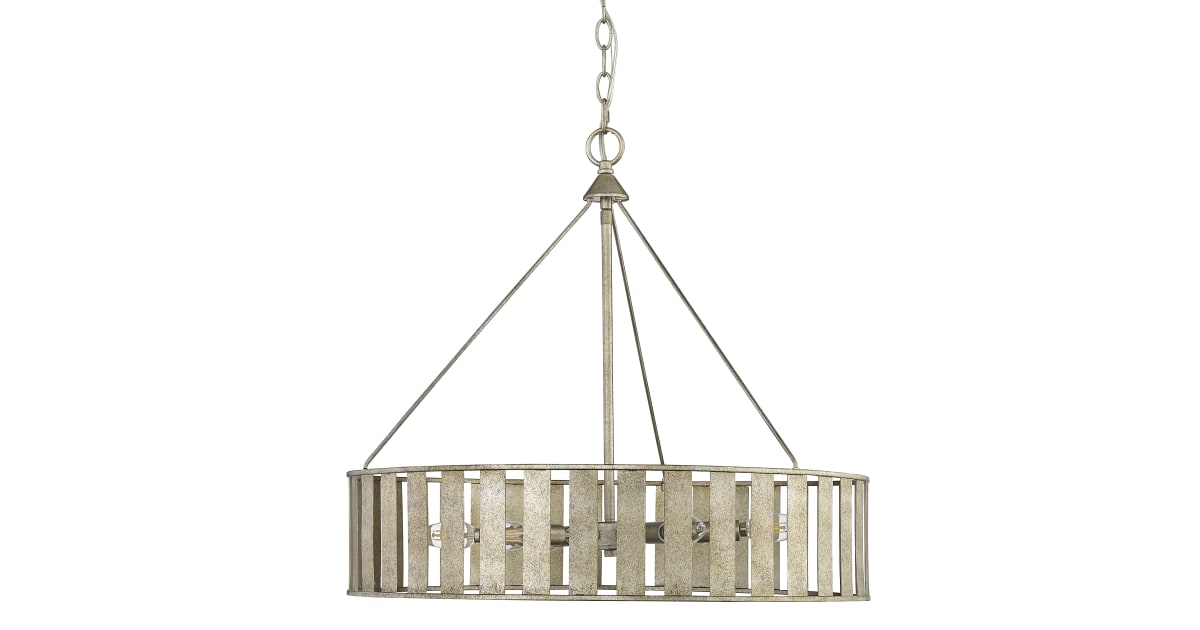 Millennium Lighting 27006-AS Stella 6 Light 24" Wide Drum Chandelier ...
