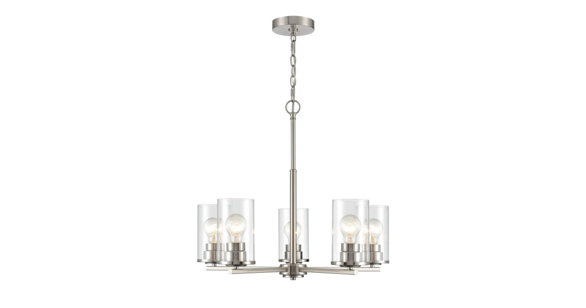 Millennium Lighting 2715-BN Verlana 5 Light 24" Wide Chandelier ...