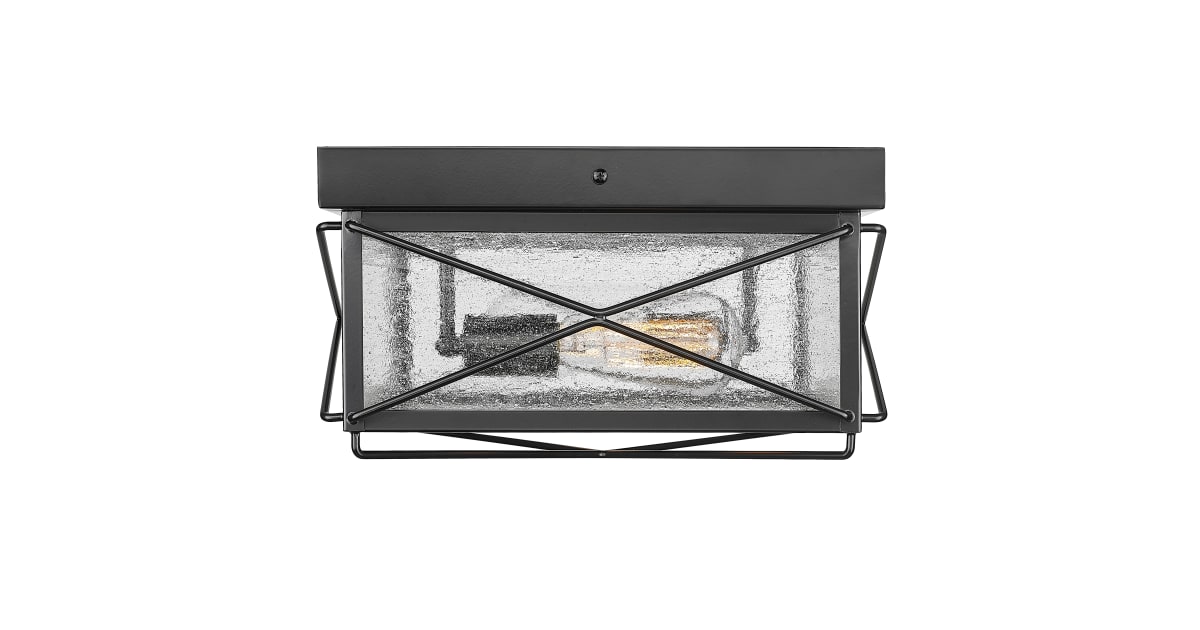 Millennium Lighting 42616-PBK Robinson 14" Wide Outdoor Flush Mount ...