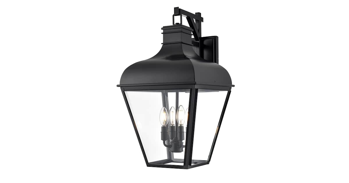Millennium Lighting 43104-MB Edenton 4 Light 25" Tall Outdoor Wall ...