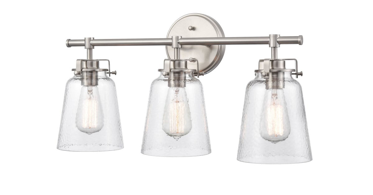 Millennium Lighting 4413-BN Amberose 3 Light 23" Wide Vanity Light ...