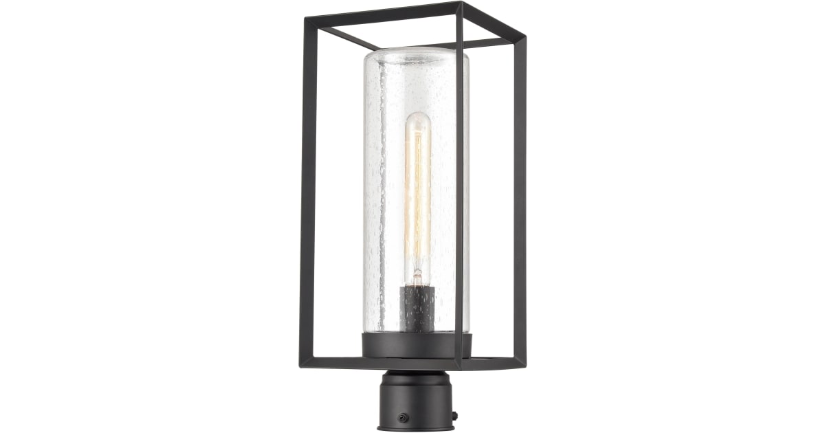Millennium Lighting 4581-PBK Wheatland 18" Tall Post Light with Seedy ...