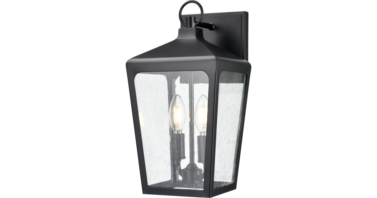 Millennium Lighting 7902-PBK Brooks 2 Light 15" Tall Outdoor Wall ...
