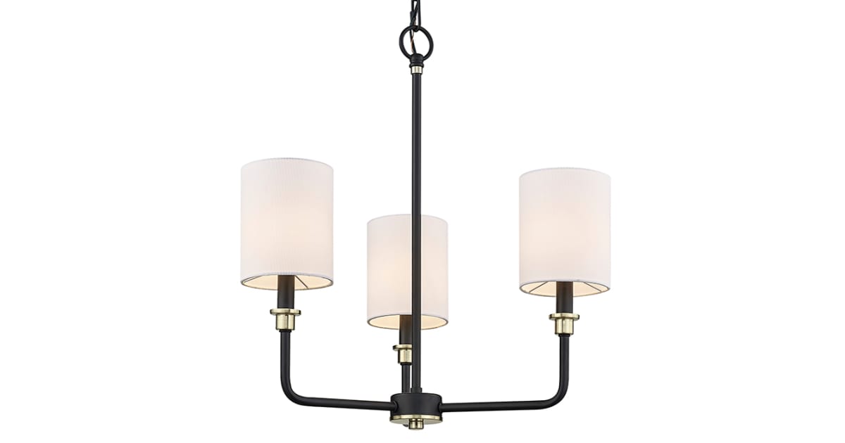 Millennium Lighting 9143-MB/MG Chelsea 3 Light 21" Wide Chandelier ...