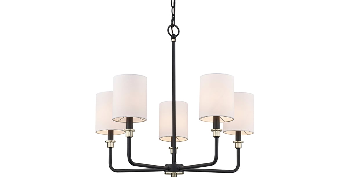 Millennium Lighting 9145-MB/MG Chelsea 5 Light 25" Wide Chandelier ...