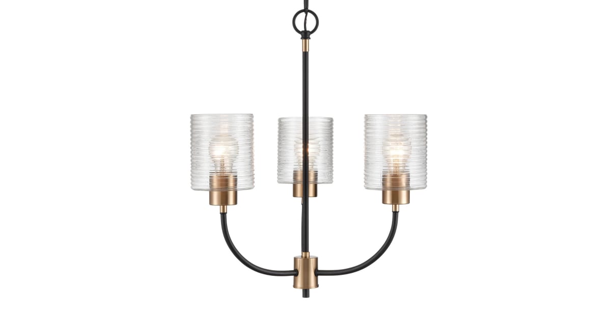 Millennium Lighting 9423-MB/MG Renitta 3 Light 20" Wide Chandelier ...