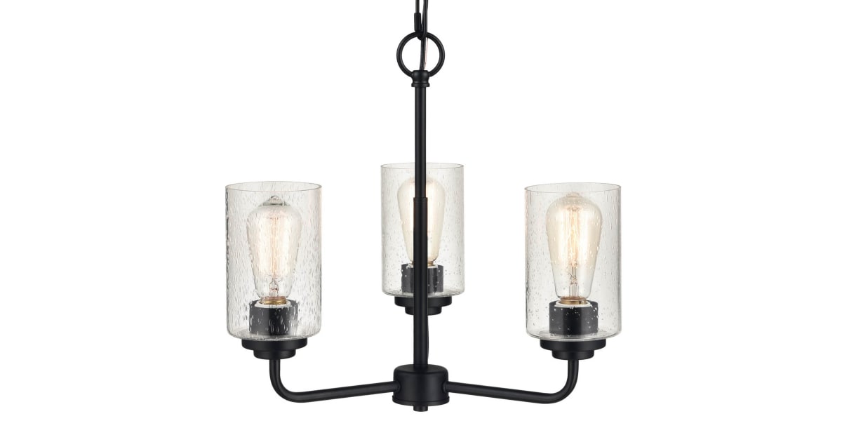 Millennium Lighting 9603-MB Moven 3 Light 18" Wide Chandelier ...