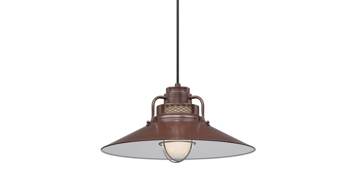 Millennium Lighting RRRS18-RSCK-RS2-ABR RLM 1 Light Outdoor Pendant ...