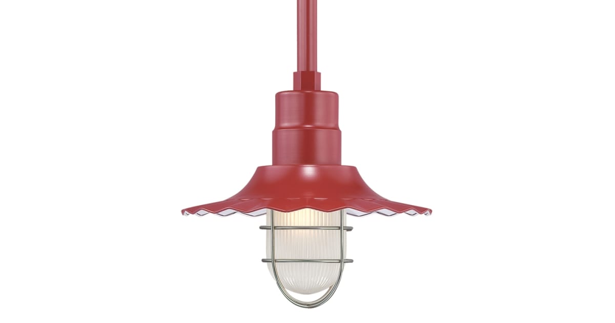 Millennium Lighting RRWS12-RSCK-RS3-SR RLM 1 Light Outdoor Pendant with ...