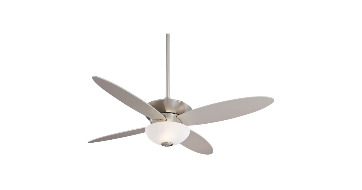 MinkaAire F514-BN Zen 52" 4 Blade Energy Star Indoor Ceiling Fan with ...