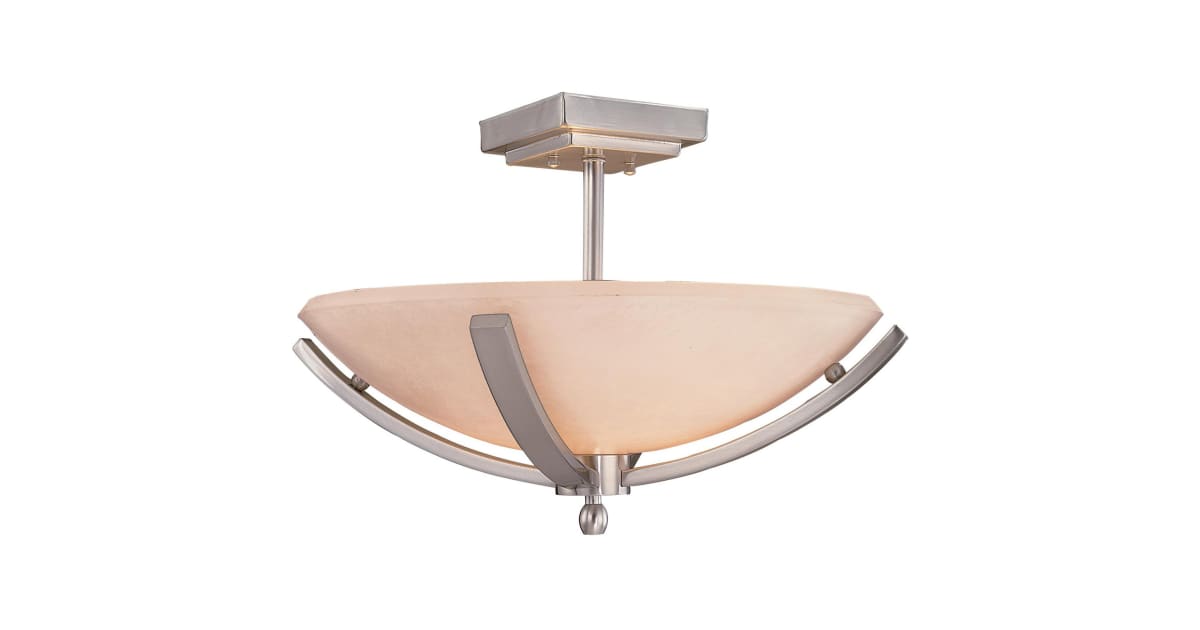Minka Lavery 1184-84 2 Light Semi-Flush Ceiling Fixture from the Raiden ...