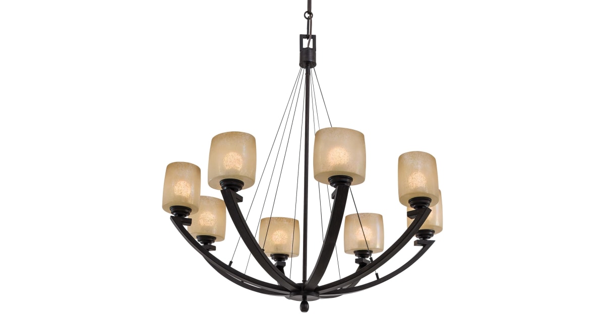 Minka Lavery 1188-357 8 Light 1 Tier Suspension Chandelier from the ...