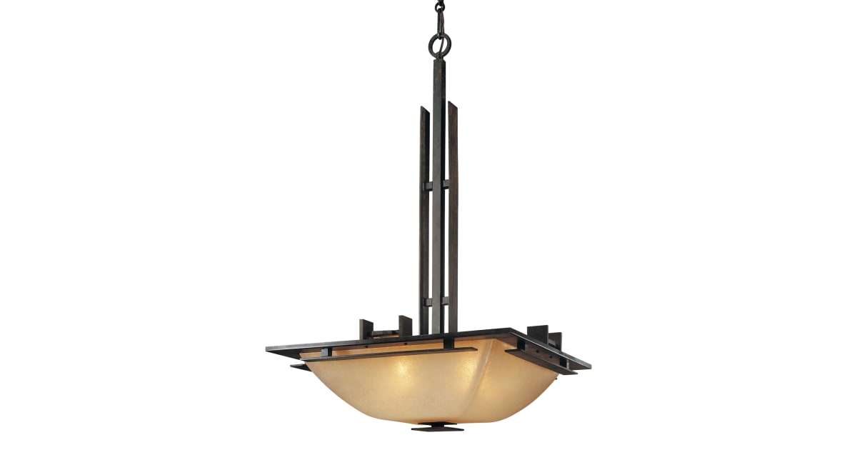 Minka Lavery 1273-357 Asian Themed Bowl Pendant from the Lineage ...