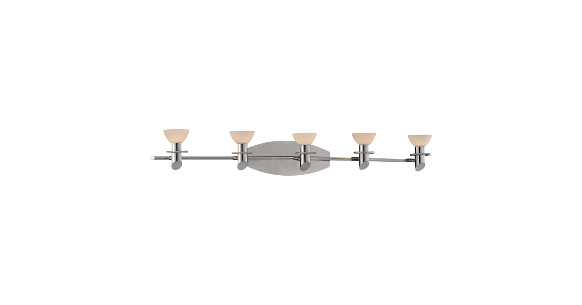 Minka Lavery 5995-84 5 Light Bathroom Vanity Light from the Tiburon ...