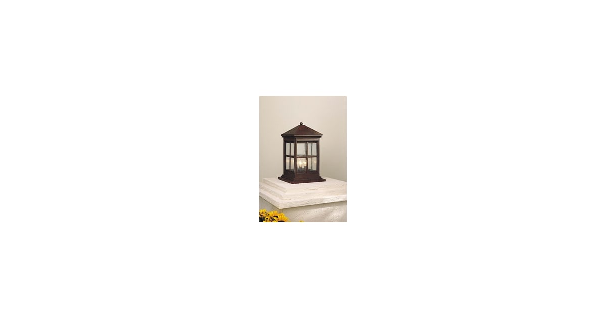 Minka Lavery Berkeley Collection Four Light Column Mount Lantern with ...