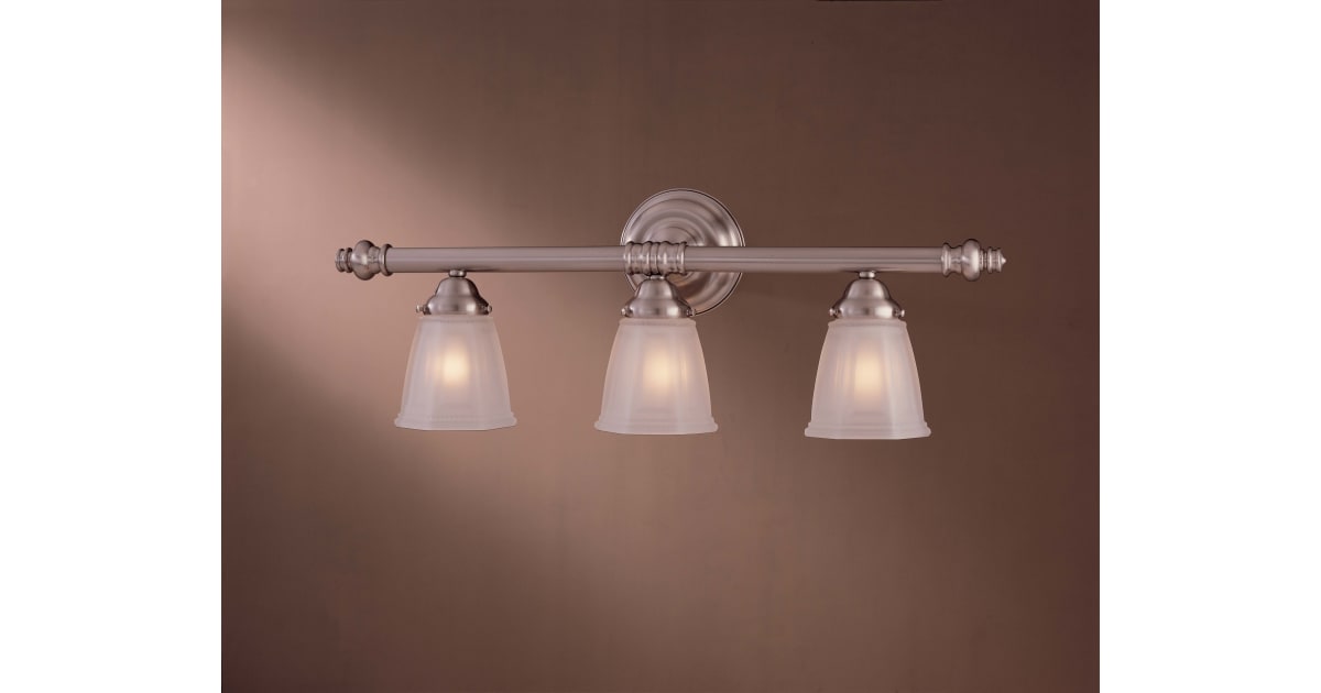 Minka Lavery W5273-84 3 Light Bathroom Fixture from the Bath Brackets ...
