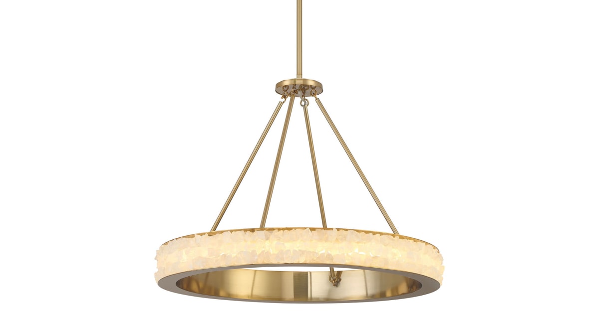 Minka Lavery 3887-776-L Divinely 29" Wide LED Crystal Ring Chandelier ...