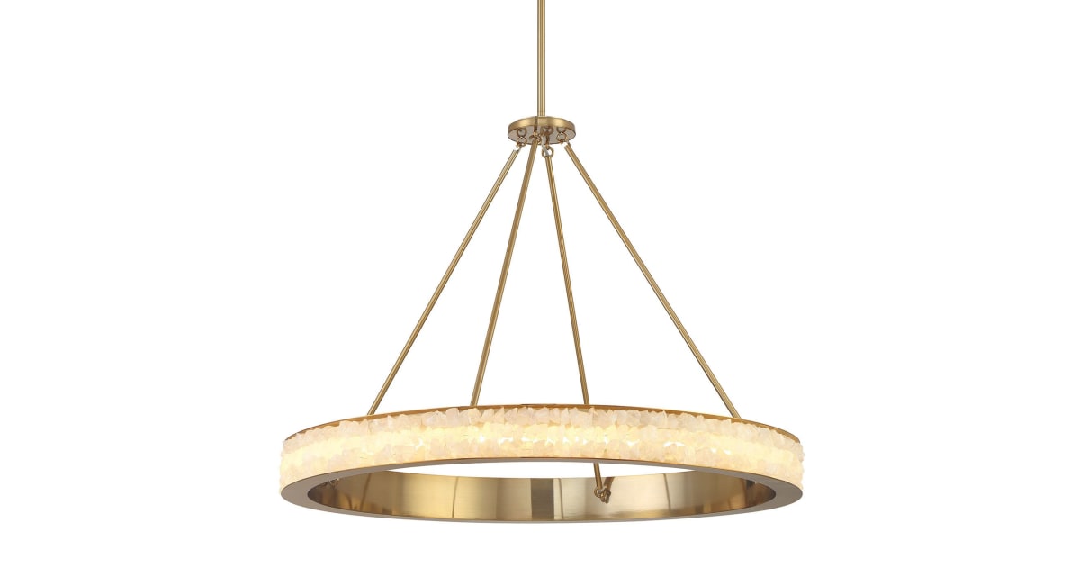 Minka Lavery 3888-776-L Divinely 37" Wide LED Crystal Ring Chandelier ...