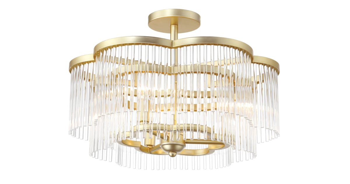 Minka Lavery 5454-856 Azura 3 Light 20" Wide Semi-Flush Drum Ceiling ...