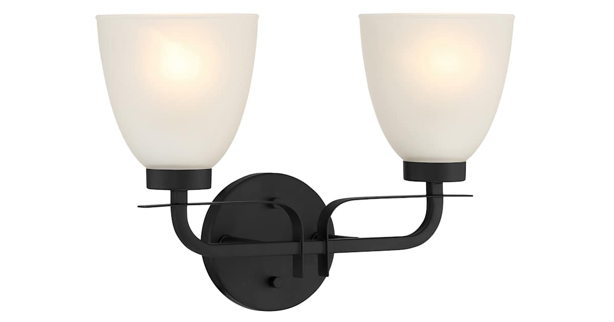 Minka Lighting 2882-66A Kaitlen 2 Light 15" Wide Vantage Bathroom ...