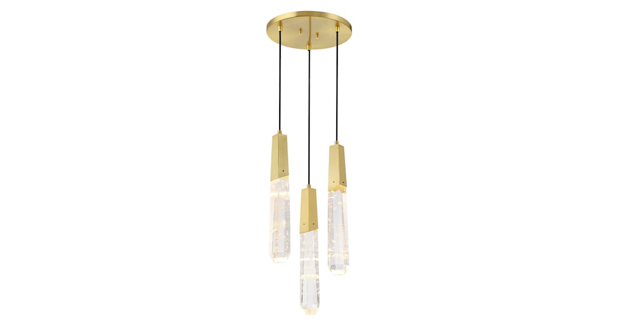 Minka Lighting P1284-859-L Drifting Droplets 3 Light 12" Wide LED ...