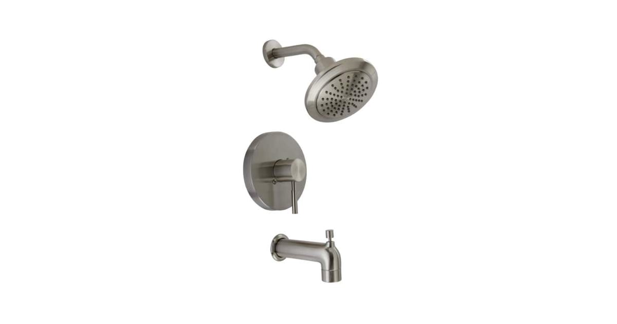 Mirabelle MIRED8030EBN Edenton Tub and Shower Trim Package with Single ...