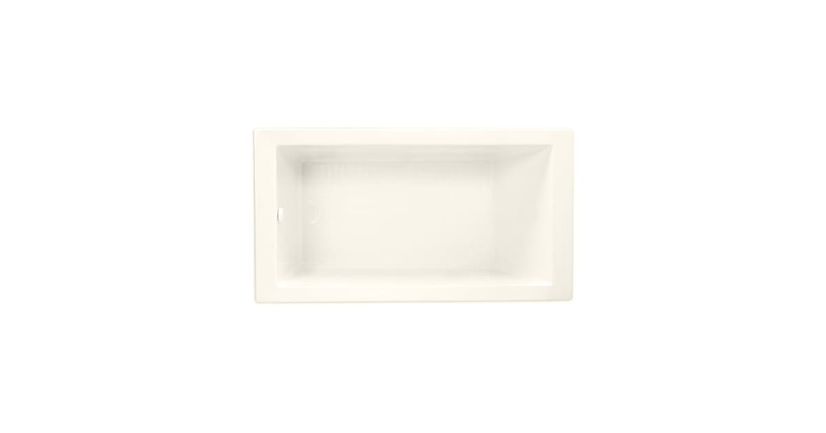 Mirabelle MIREDS6636BS Edenton 66" X 36" Drop-In Soaking Tub with ...