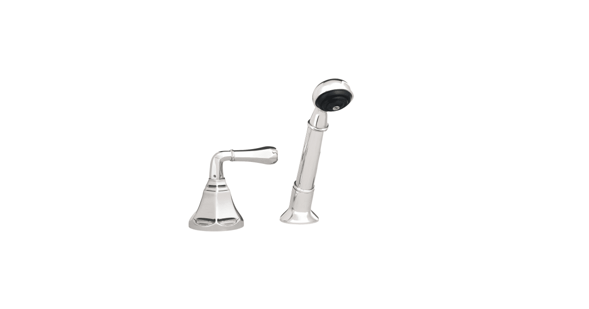 Mirabelle MIRKW2RTDPN Key West Single Function Deck Mounted Hand Shower ...