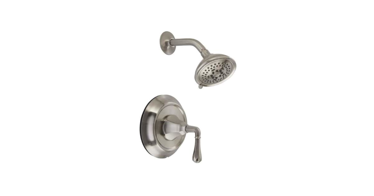 Mirabelle MIRKW8020EBN Key West Shower Trim Package with Multi Function ...