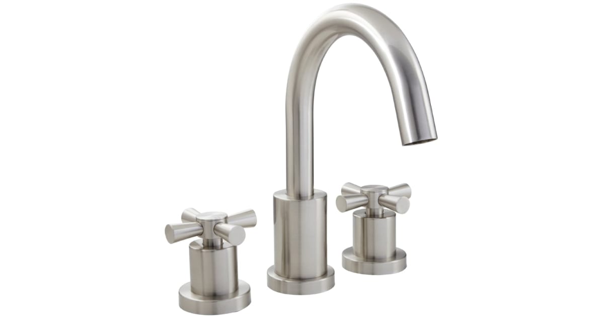 Mirabelle MIRML3RTBN Deck Mounted Roman Tub Filler Trim with Metal ...