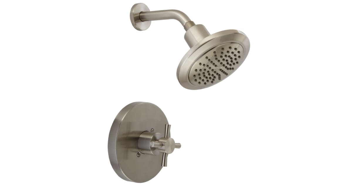 Mirabelle MIRML8020BN Milazzo Shower Trim Package with Single Function ...