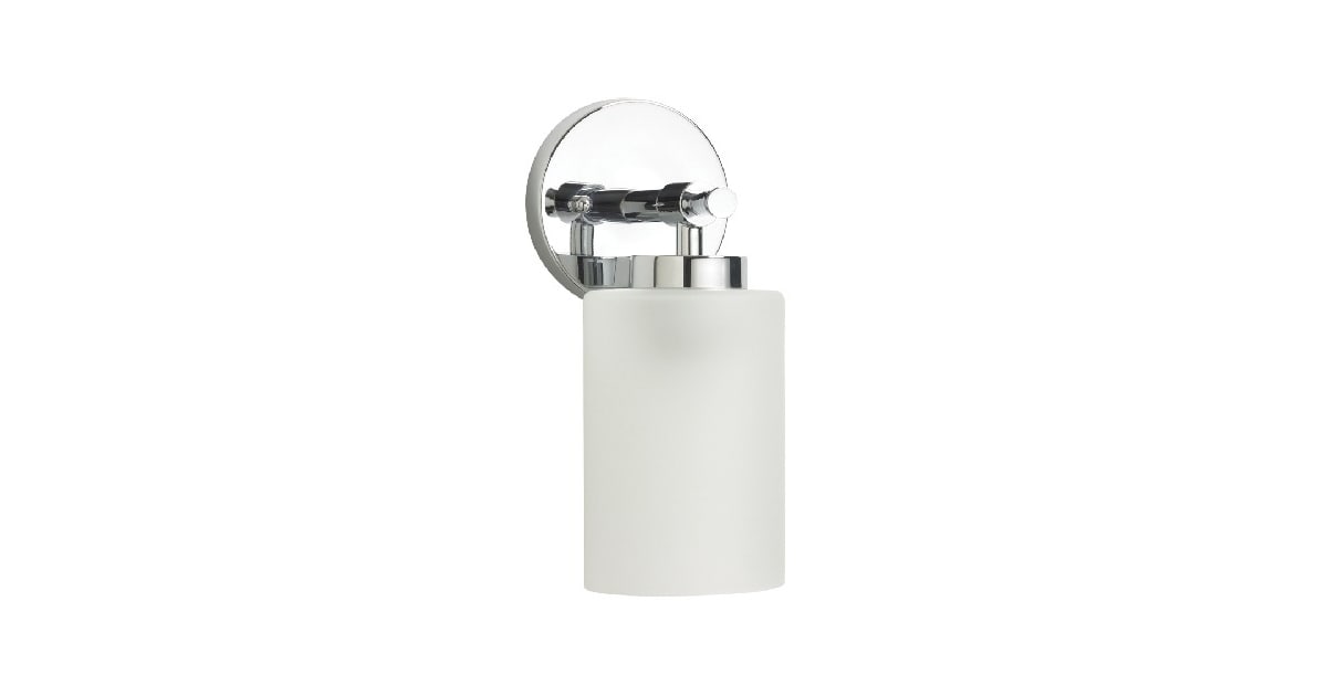 Mirabelle MIRMLED1LGTCP Edenton Single-Light Bathroom Wall Sconce ...
