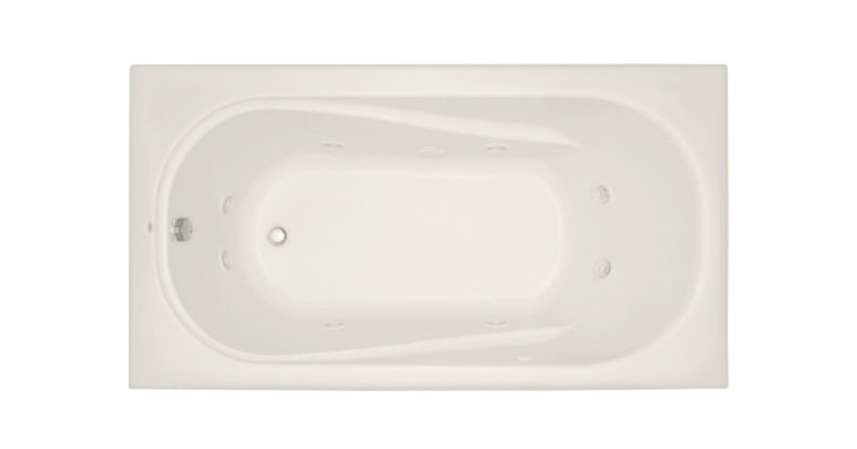 Mirabelle MIRPRT6032BS 60" X 32" Drop-In Total Massage Tub with ...