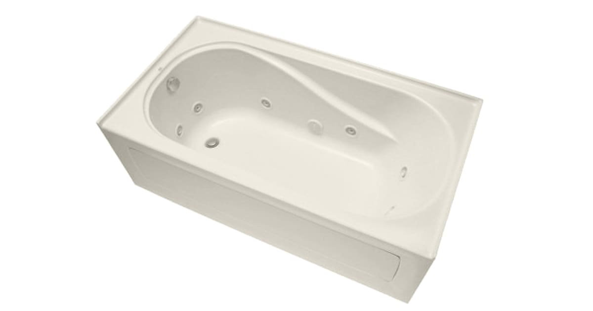 Mirabelle MIRPRT6032LBS Provincetown 60" X 32" Three-Wall Alcove Total ...