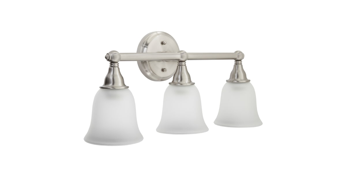 Mirabelle MIRSA3LGTBN St. Augustine 3-Light Bathroom Vanity Fixture ...