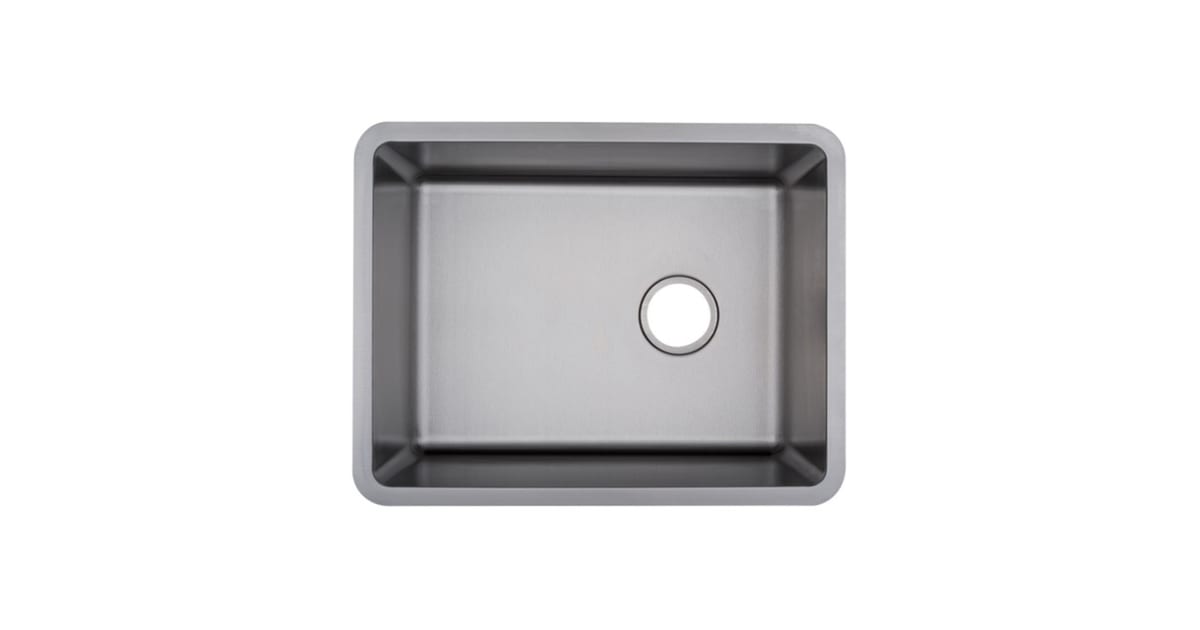 Mirabelle MIRUC2318 24" Undermount Single Basin Kitchen Sink with Sound ...