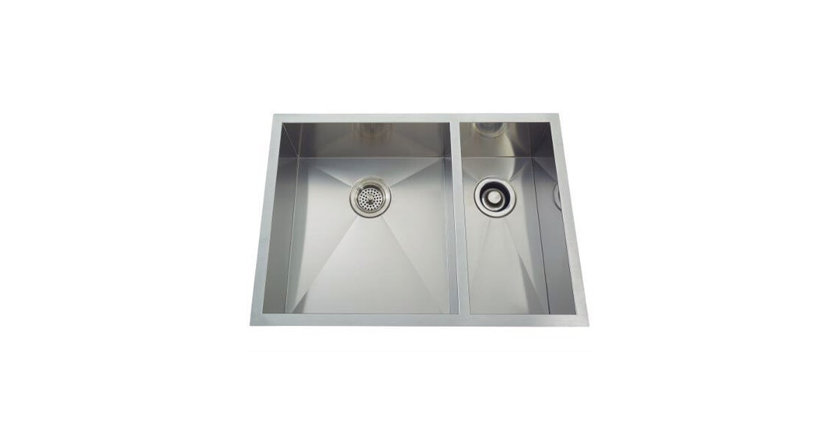 Mirabelle MIRUC2920 29" Double Basin Stainless Steel Kitchen Sink with ...