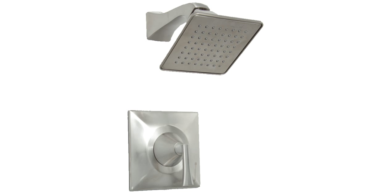Mirabelle MIRVL8020BN Vilamonte Shower Trim Package with Single ...
