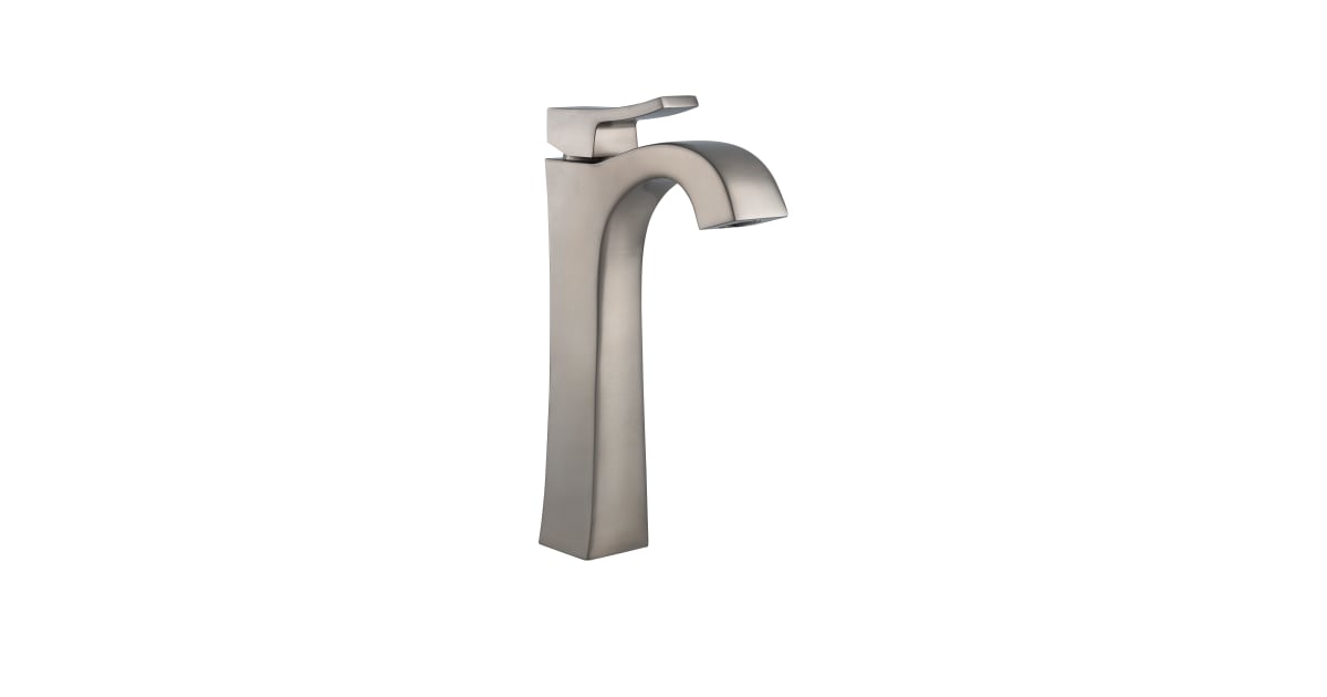 Mirabelle MIRWSCVL100LBN 1.2 GPM Single Hole Vessel Bathroom Faucet ...
