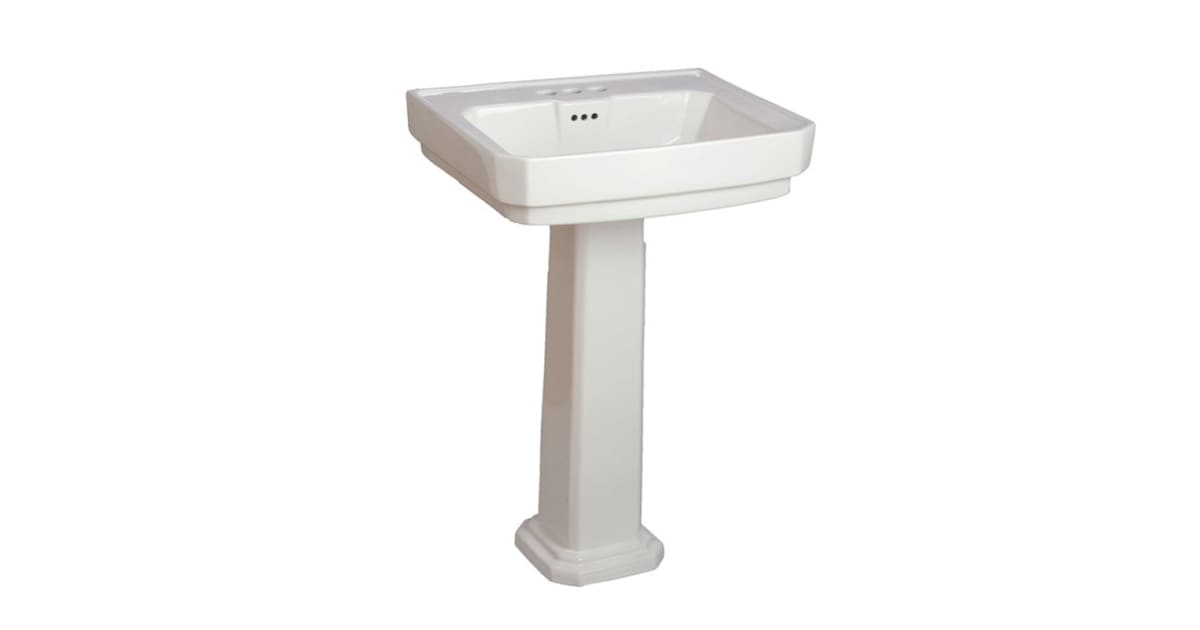 Mirabelle MIRAM354BS/MIRAM350BS Amberley 24" Porcelain Pedestal ...