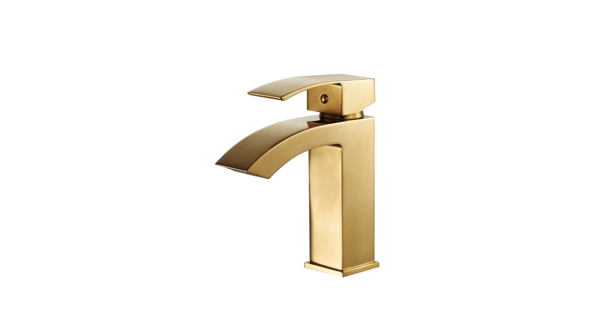 Miseno 112111-BAF-BG Noya 1.2 GPM Single Hole Bathroom Faucet ...