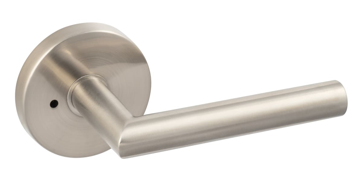 Miseno MH-2MOR-SS Morgan Privacy Door Lever Set with Round Rose ...