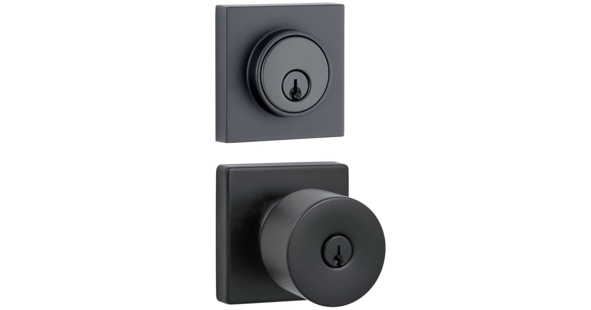 Miseno MH-3BRTSQ-FB-MH-DBMOD-FB Bratton Single Cylinder Keyed Entry ...