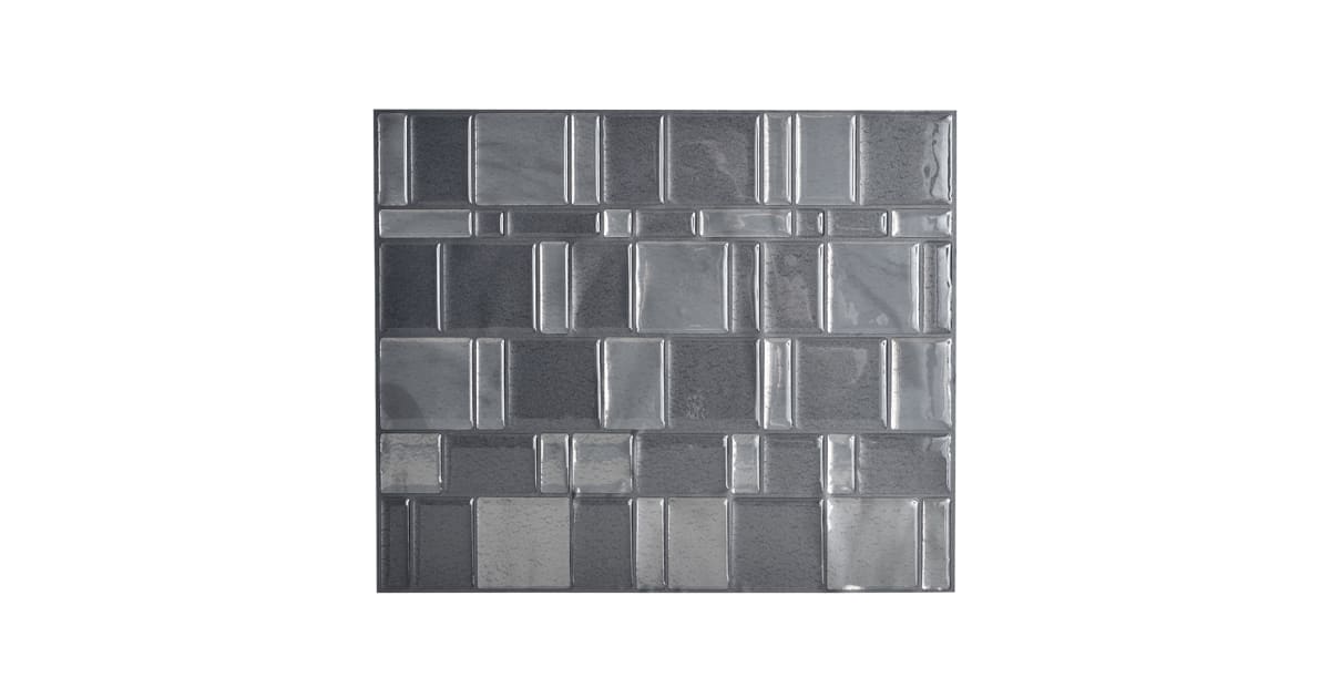 Miseno MT-M1047-0 Self-Adhesive 11-1/2" x 9-1/2" Composite Wall Tile ...