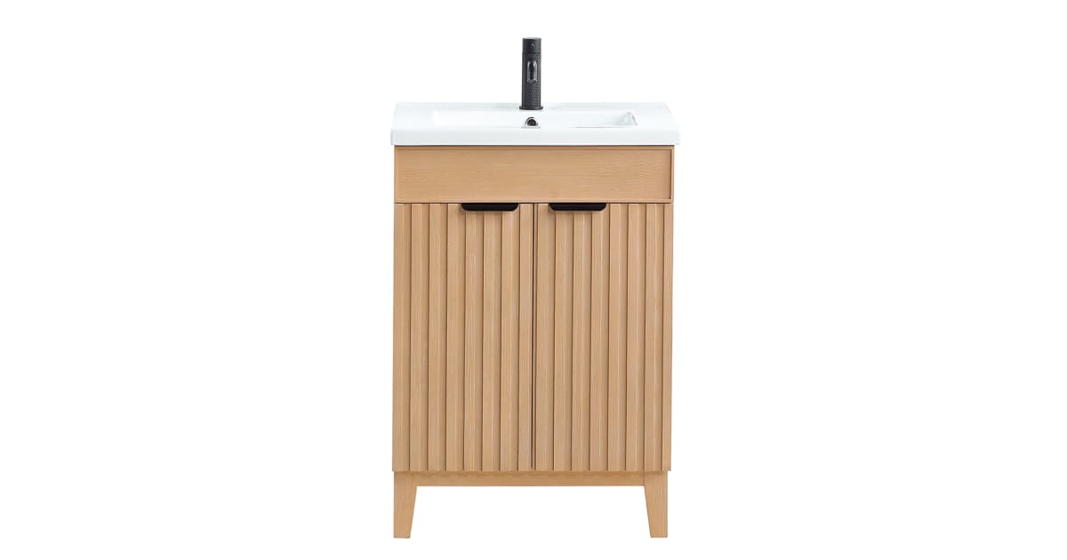 Miseno MV-NM-PALO24-WHT-FN Palos 24" Free Standing Single Basin Vanity ...