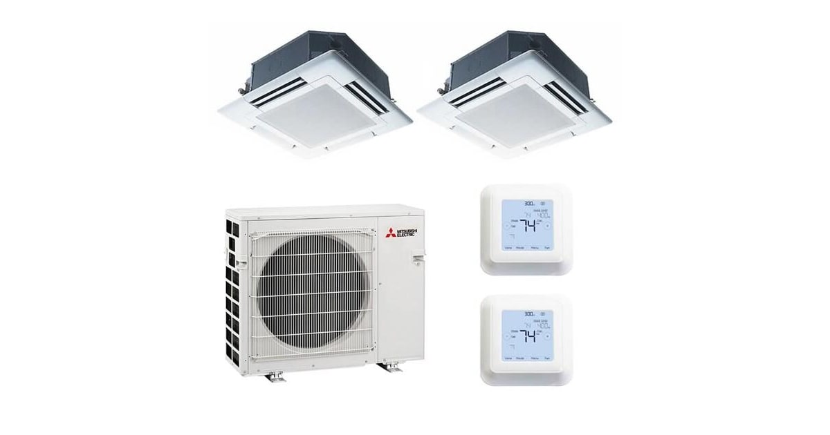 2 Zone Mini Split Mitsubishi